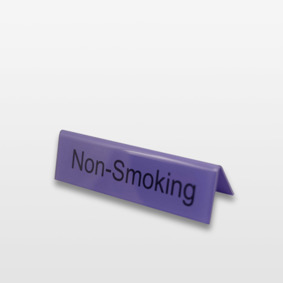 Acrylic No Smoking Sign - Dubai Creative Plastics
